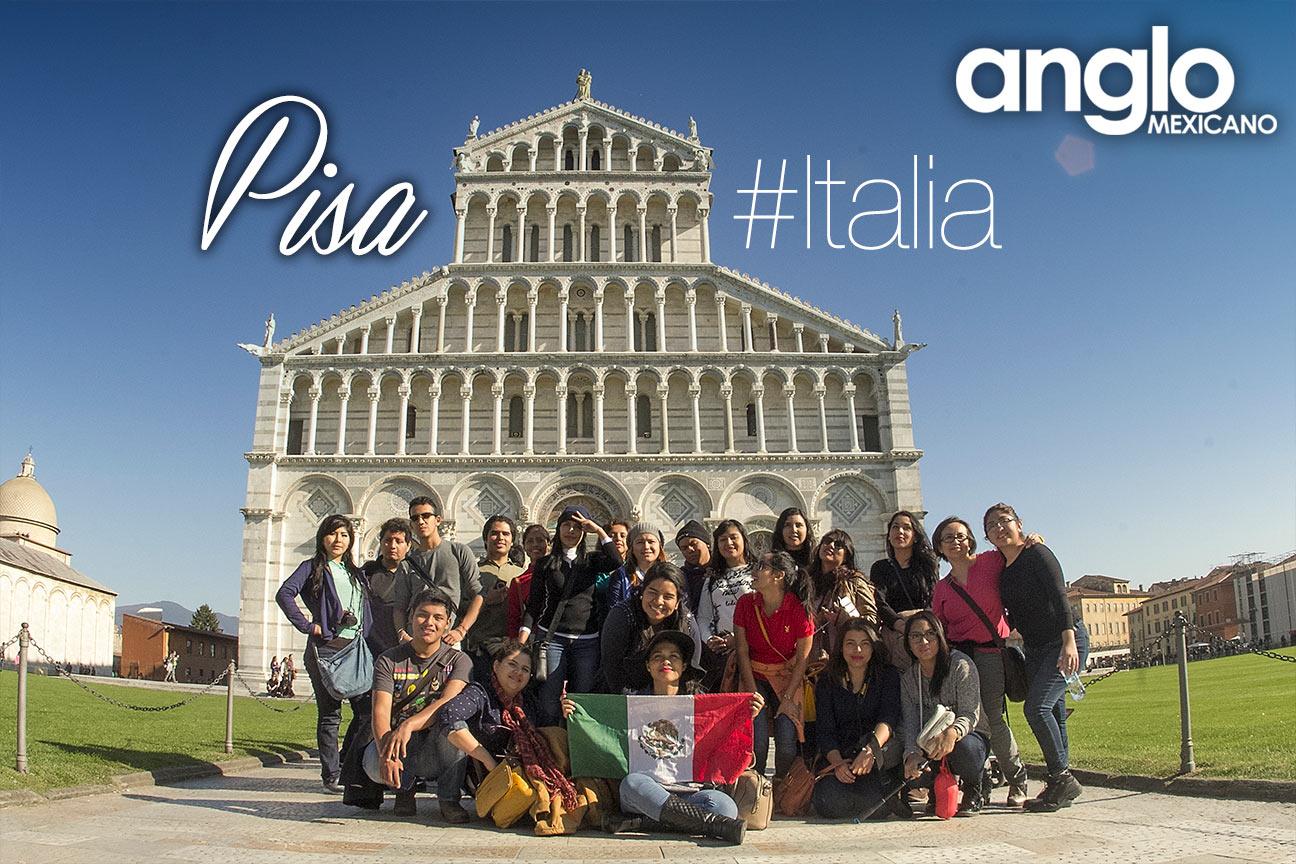 Alumnos Anglo Mexicano en Italia en viaje de estudios